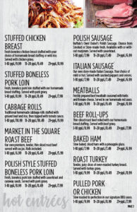 Catering Menu | The Market in the Square