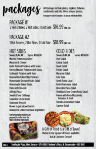 Catering Menu | The Market in the Square